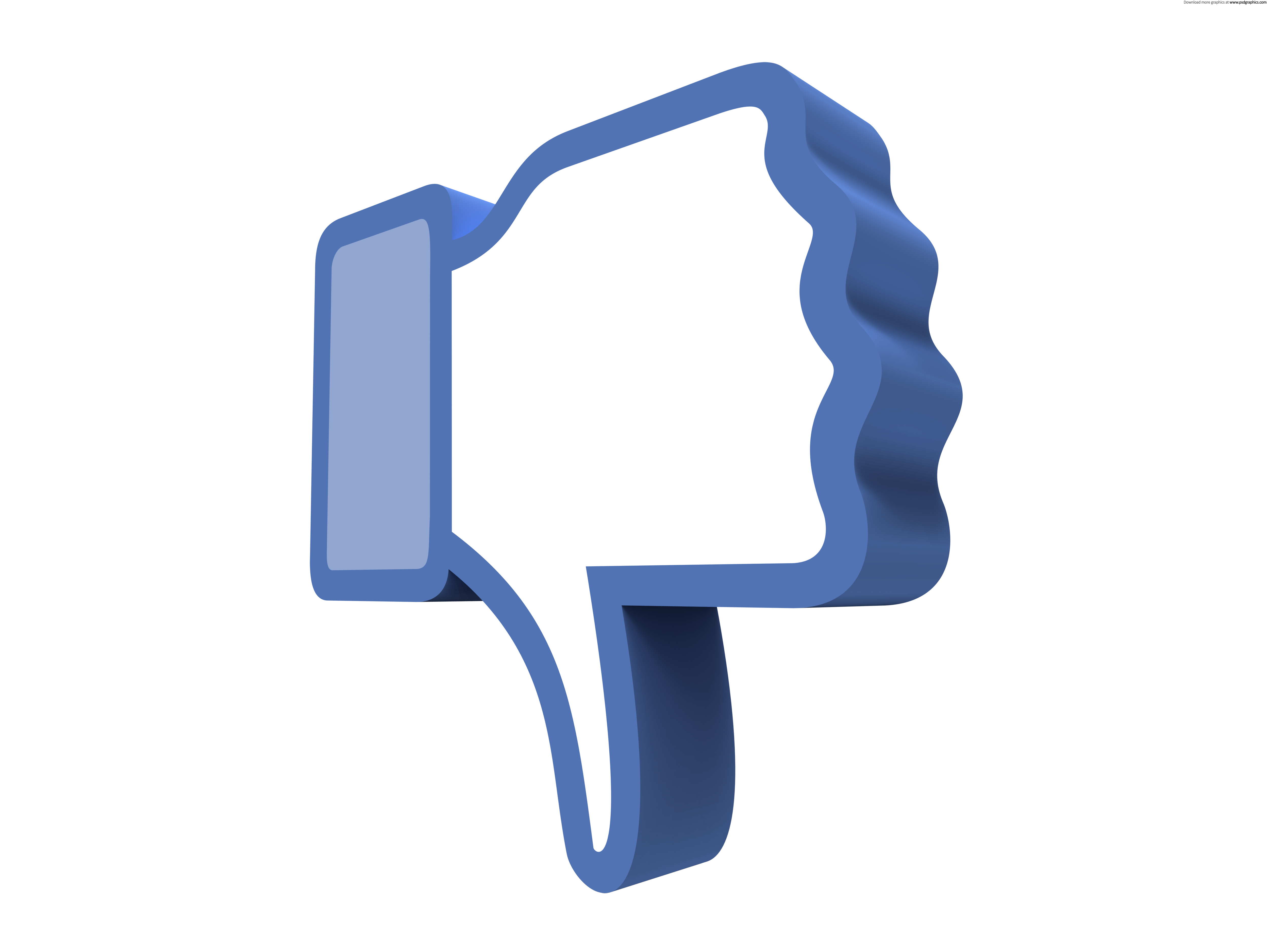 Dislike Facebook Logo